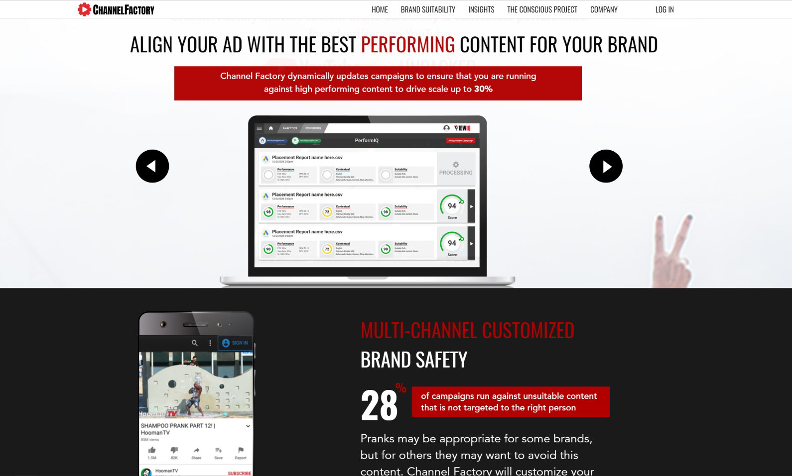 Channel Factory's ViewIQ Solution is certified by the kidSAFE Seal Program