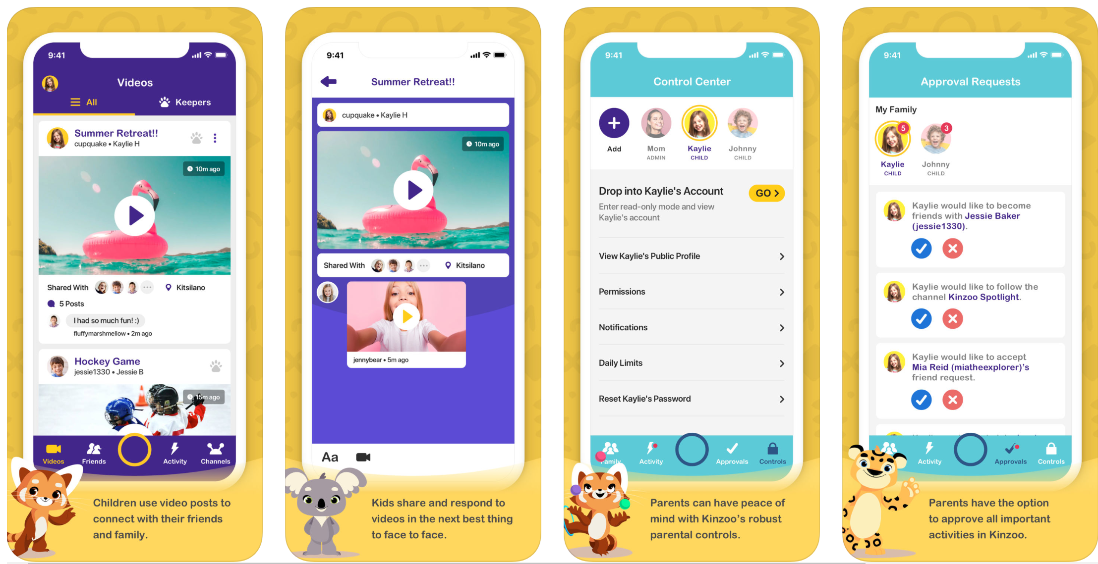 Kinzoo is certified by the kidSAFE Seal Program